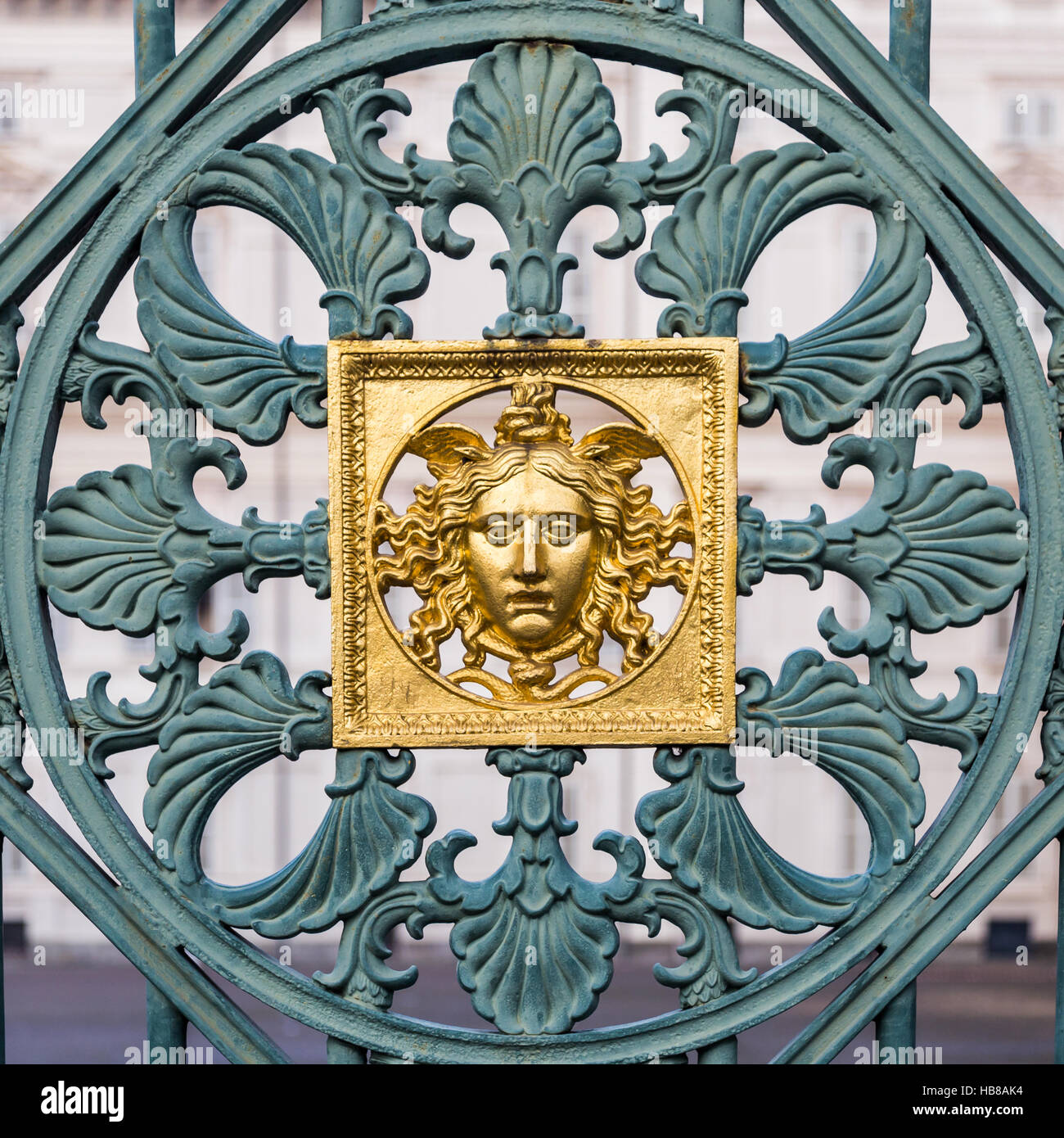 Royal palace fence hi-res stock photography and images - Alamy