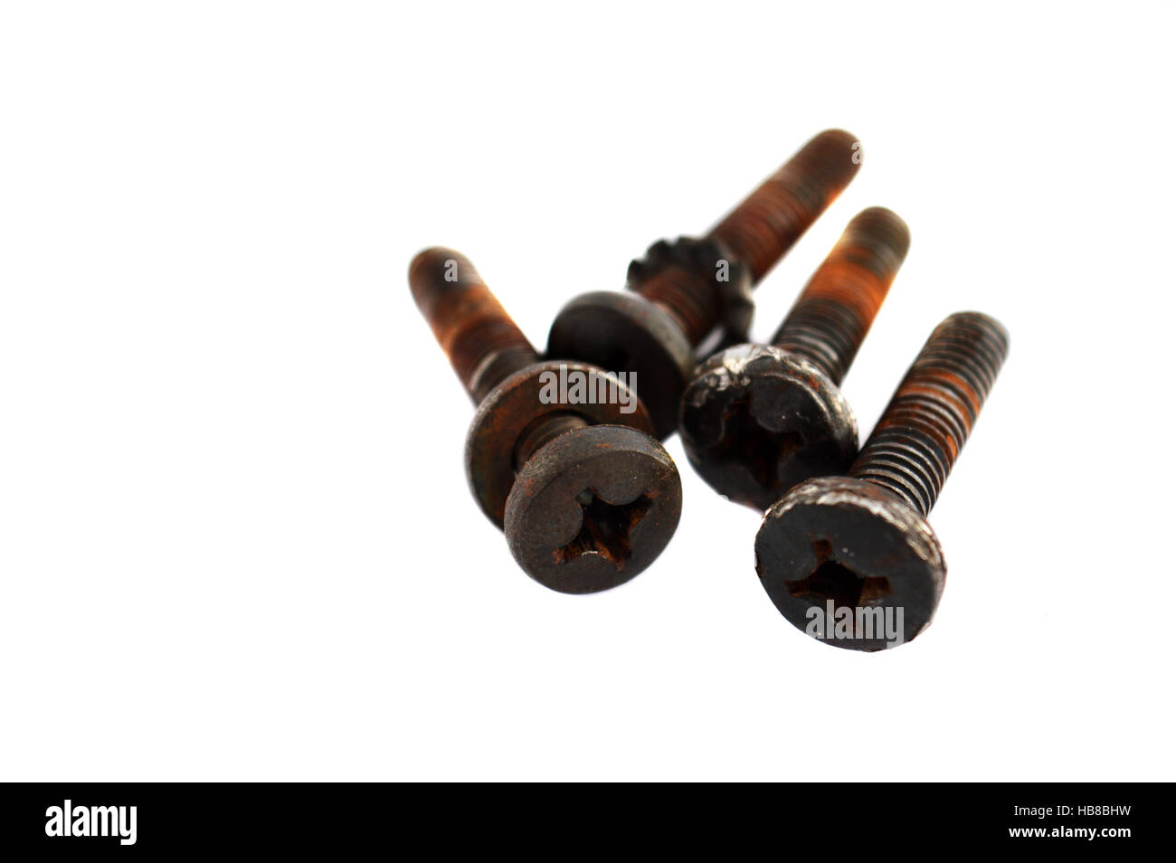 Corroded bolts Cut Out Stock Images & Pictures - Alamy