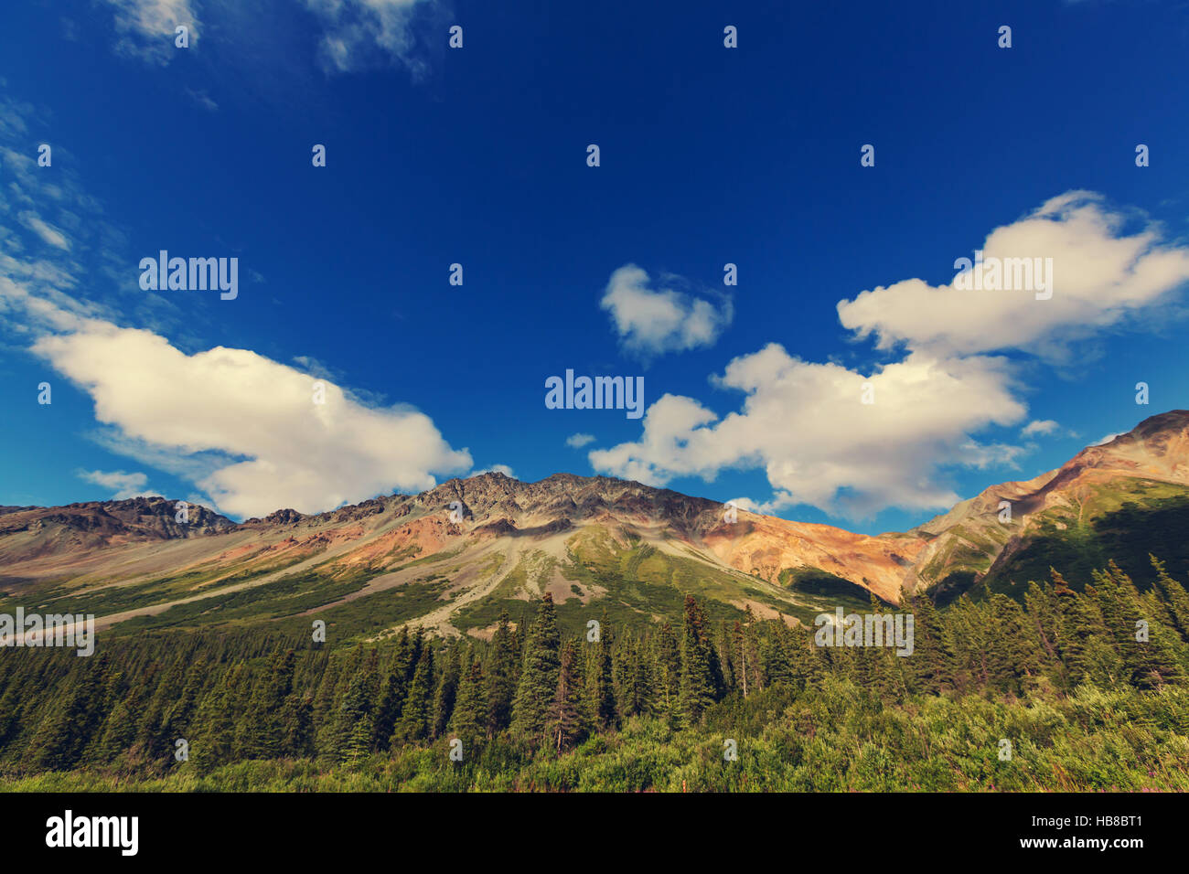 Mountains in Alaska Stock Photo - Alamy