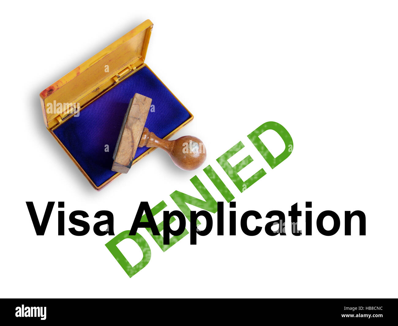 Visa denied stamp hi-res stock photography and images - Alamy
