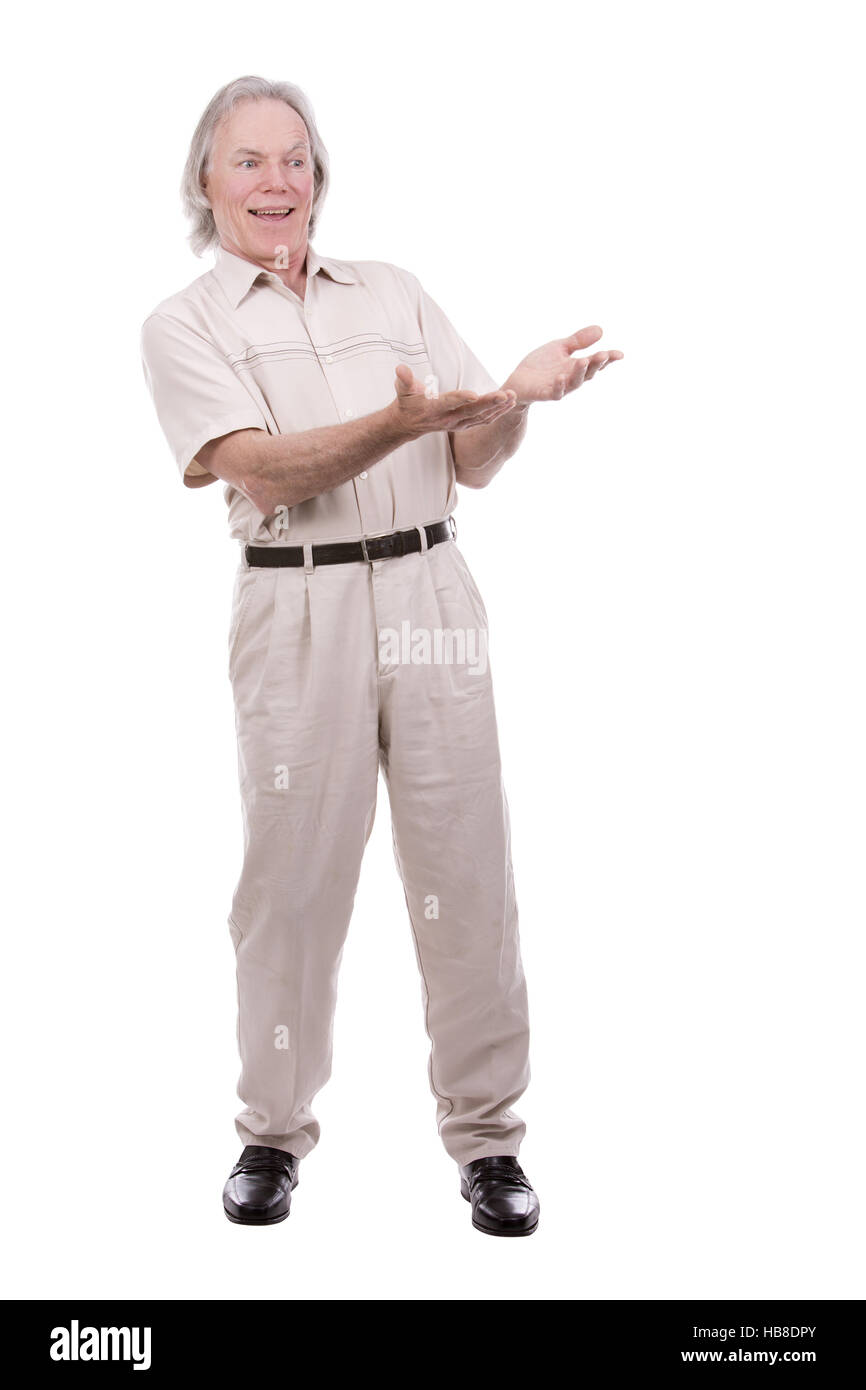 Handsome casual man pointing head hi-res stock photography and images ...