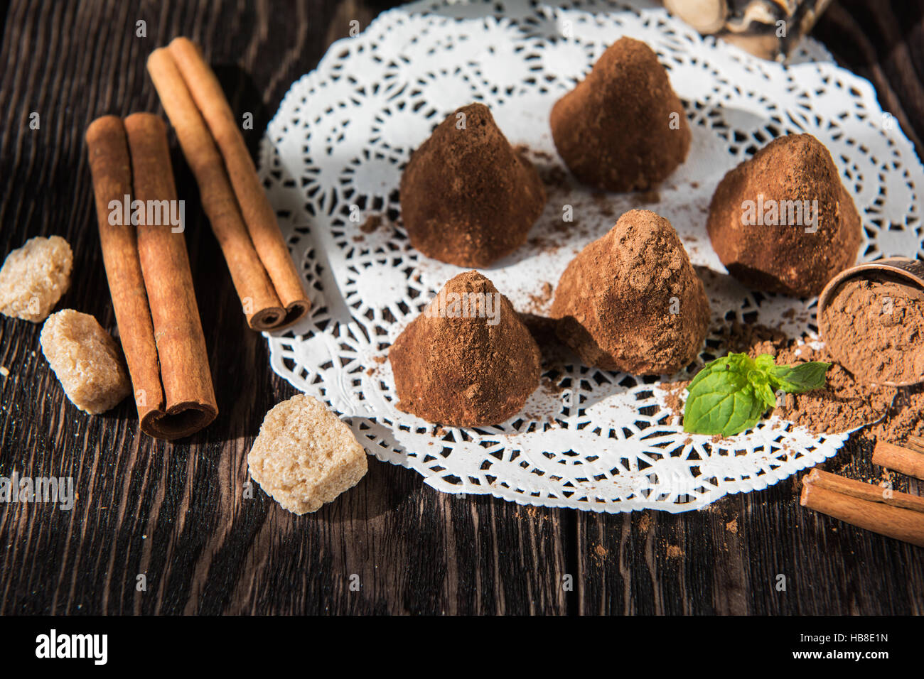 pyramid shape chocolate candies Stock Photo - Alamy