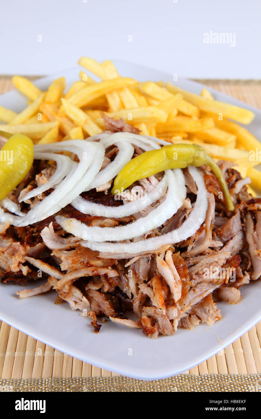 Gyros Teller High Resolution Stock Photography and Images - Alamy