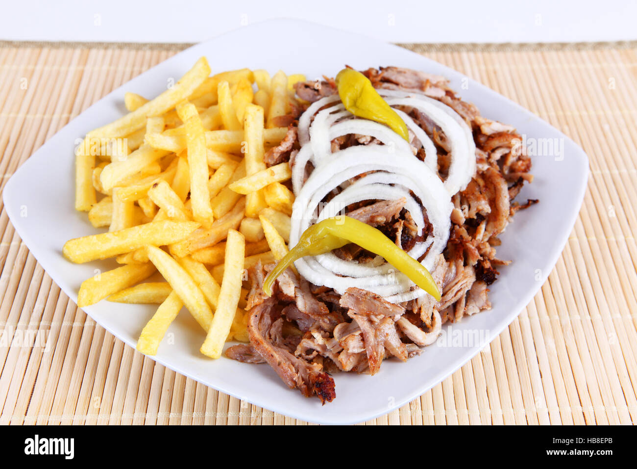 Gyros Teller High Resolution Stock Photography and Images - Alamy