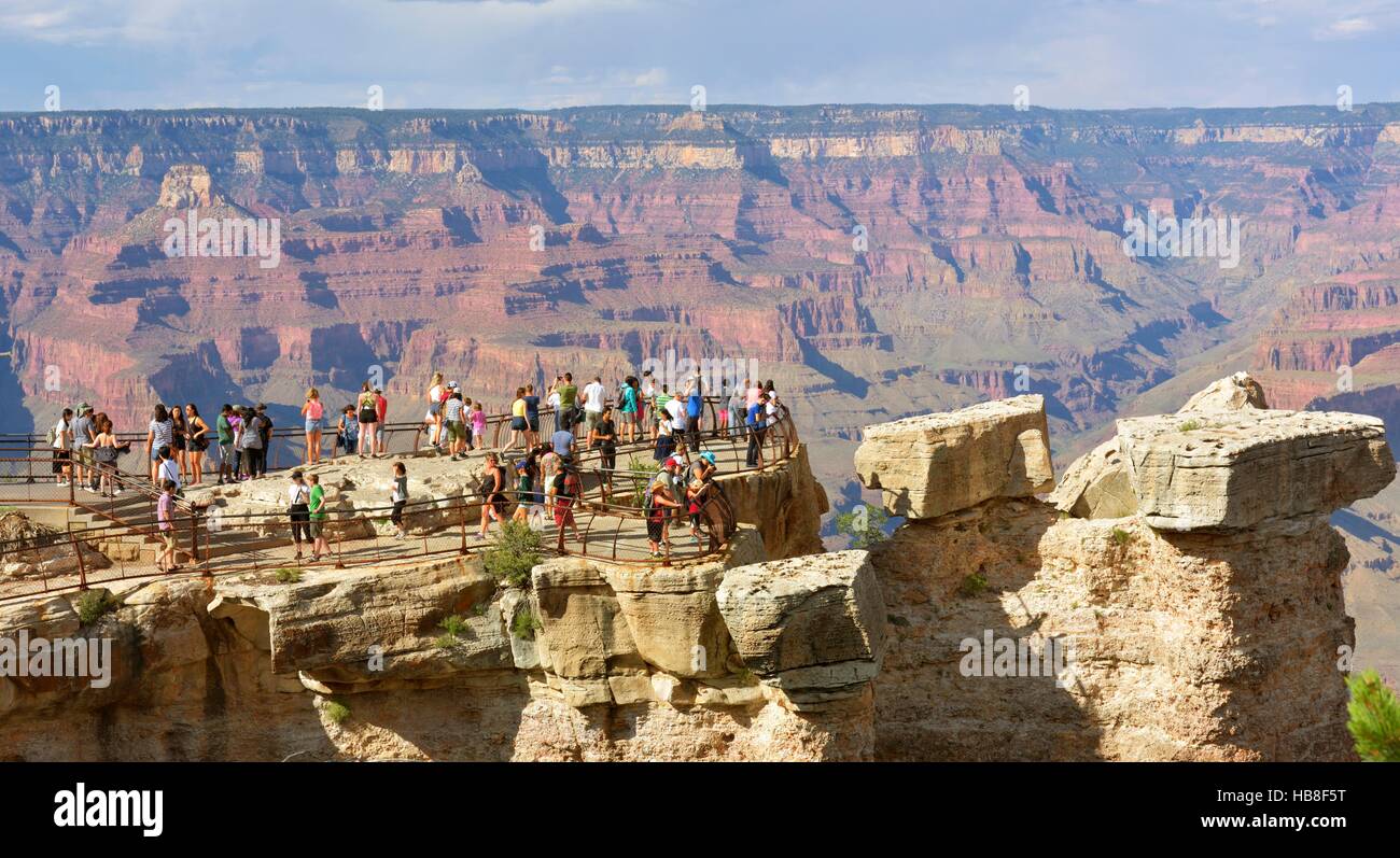 Grand canyon view platform hi-res stock photography and images - Alamy