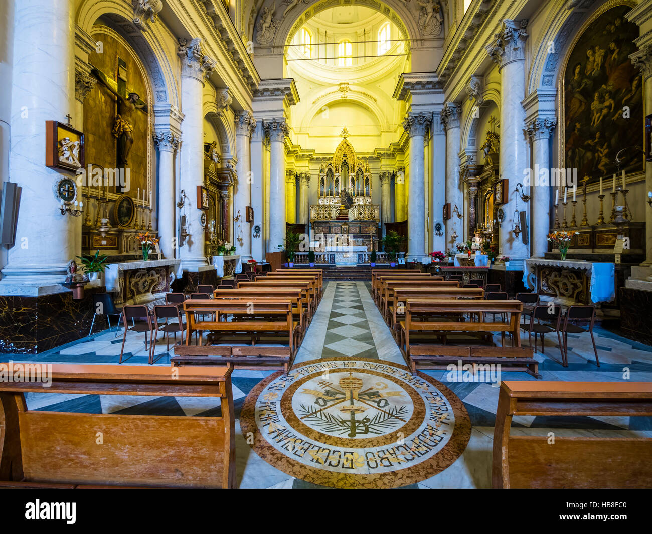 Interior of the annunziata hi-res stock photography and images - Alamy