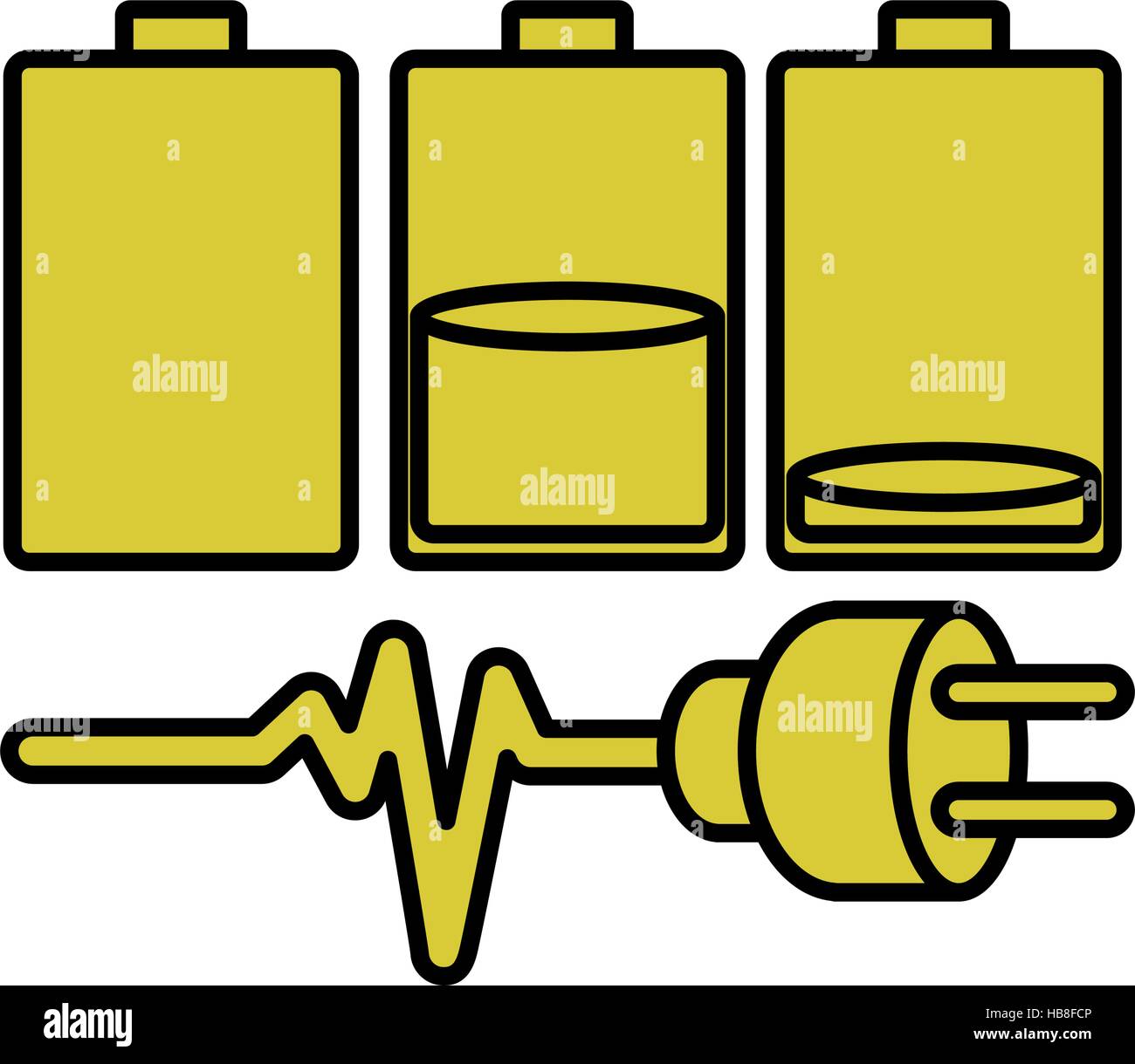 Rechargeable theme Stock Vector Images - Alamy