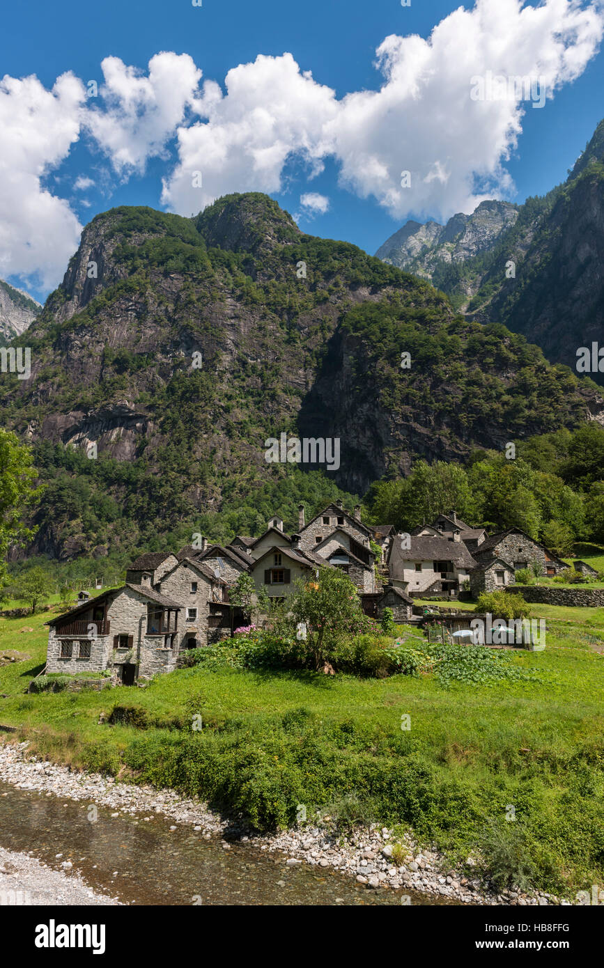 Bavona valley hi-res stock photography and images - Alamy