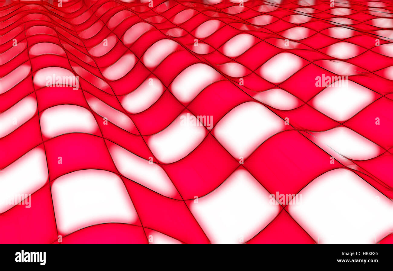 Red-white plane with wave Stock Photo - Alamy