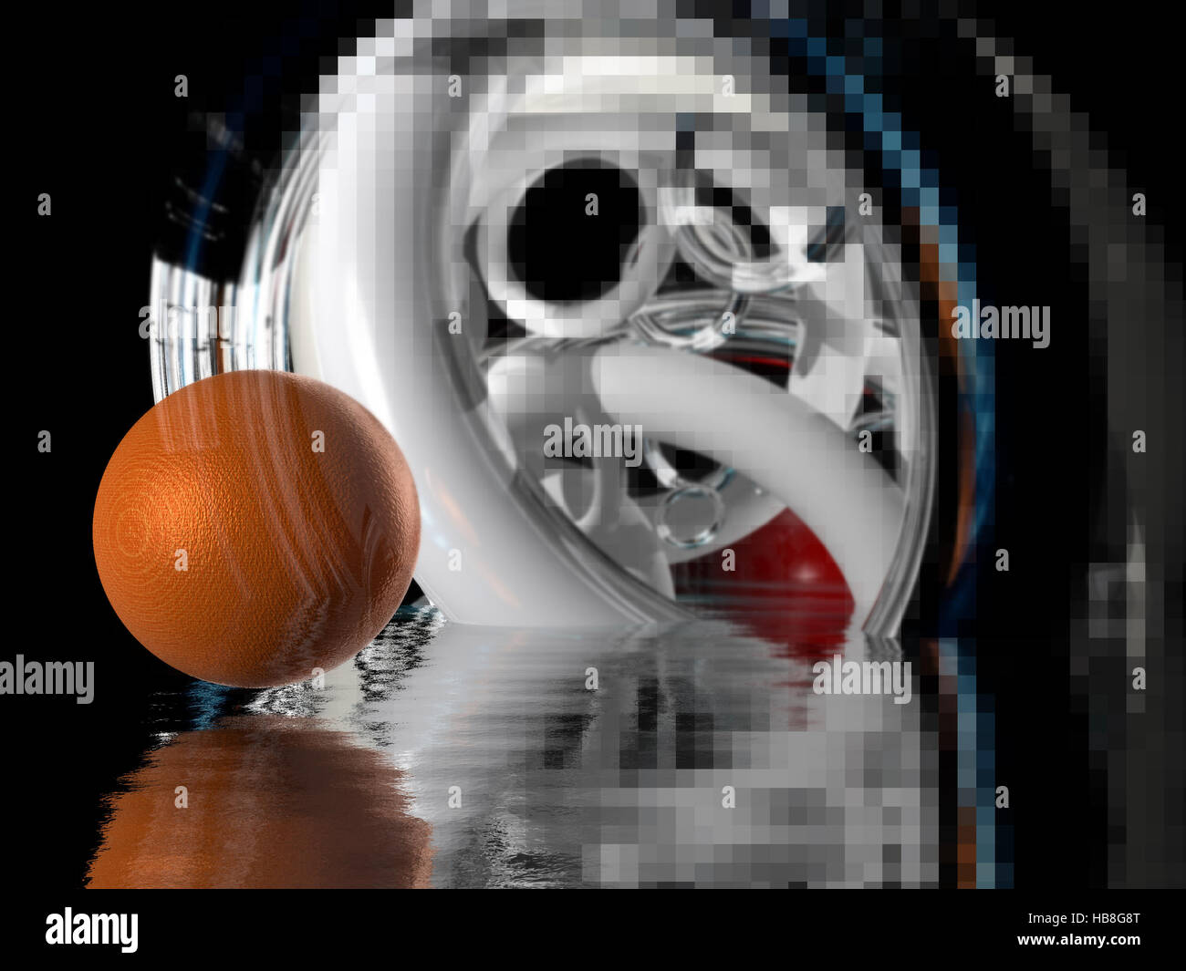 Abstract magic sphere computer hi-res stock photography and images - Alamy