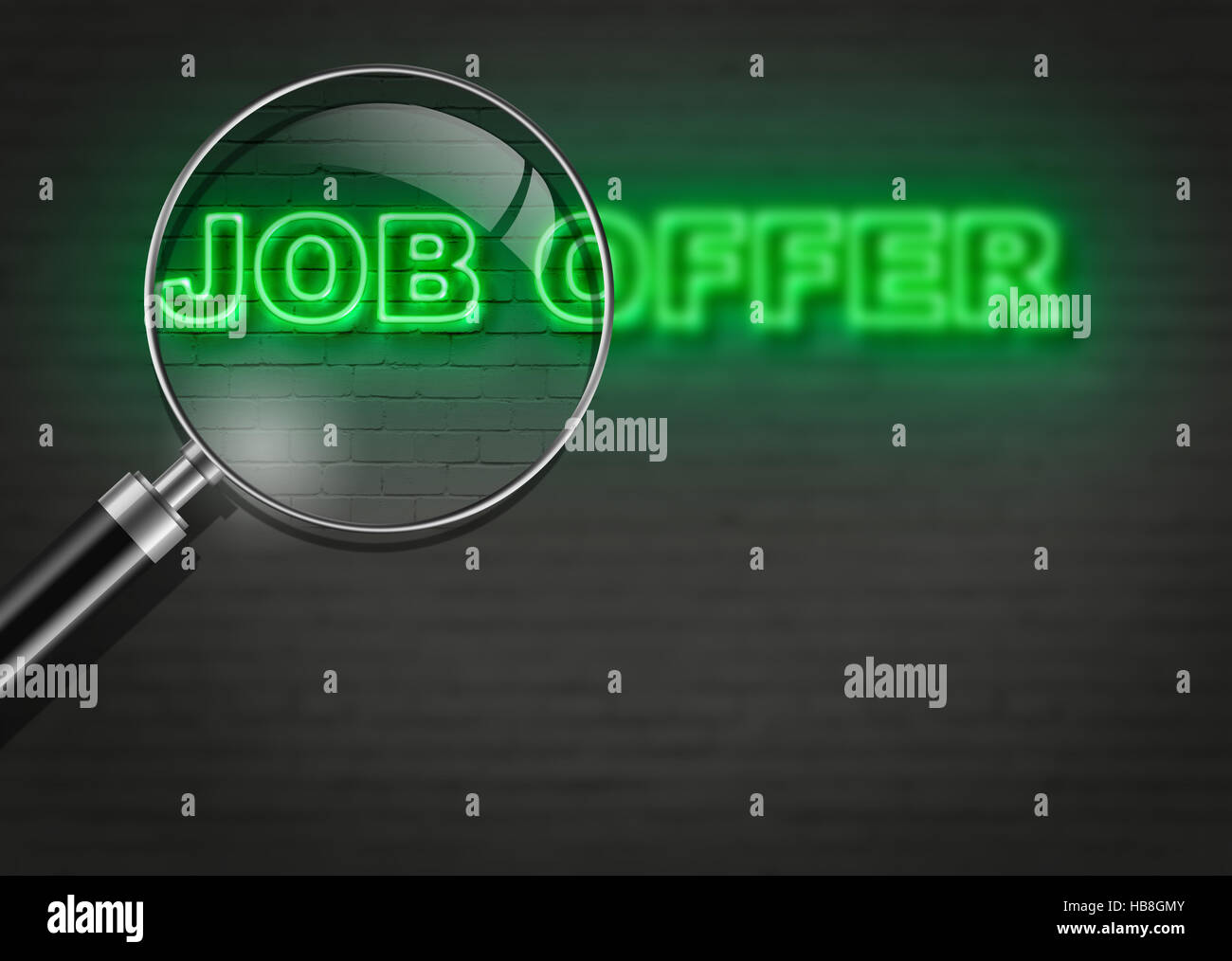 Job offer concept Stock Photo - Alamy