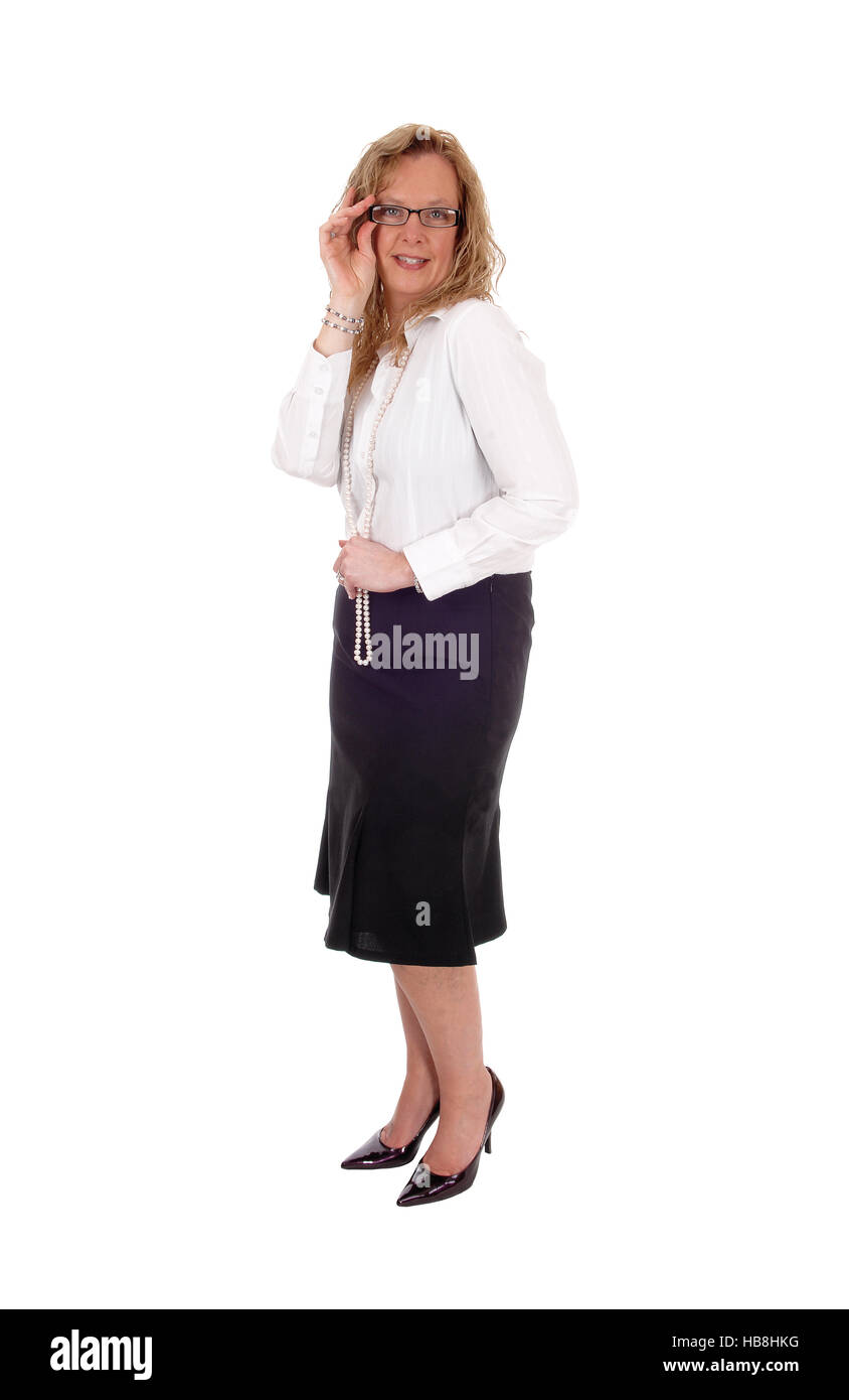 Business woman standing hi-res stock photography and images - Alamy