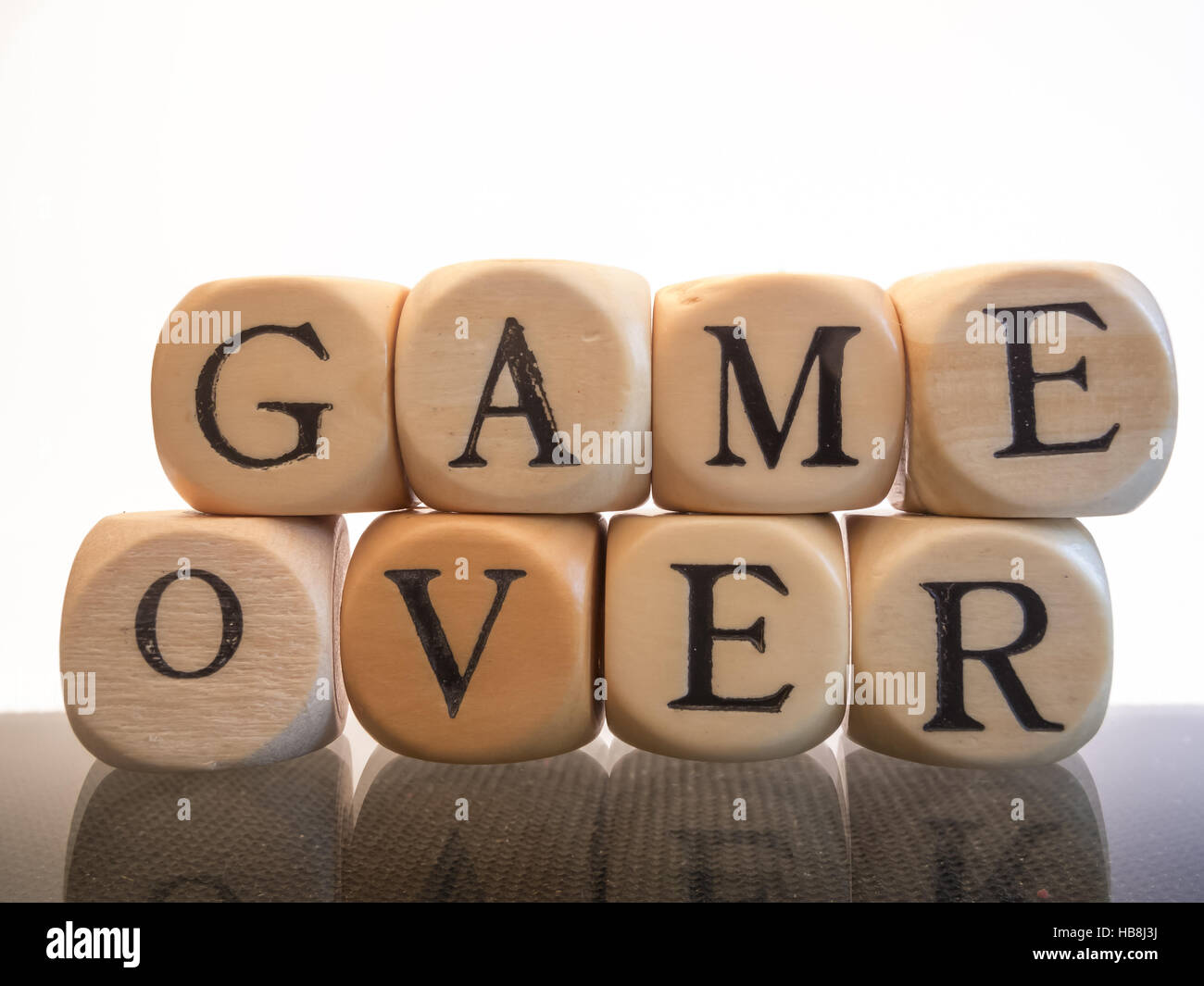 Game over font hi-res stock photography and images - Alamy