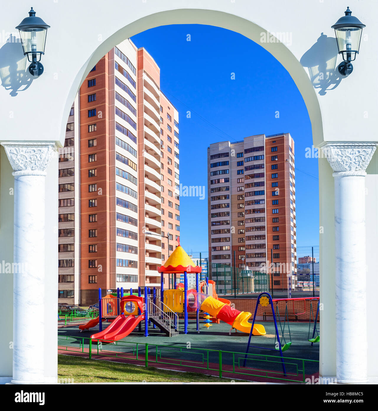 playground open door Stock Photo - Alamy