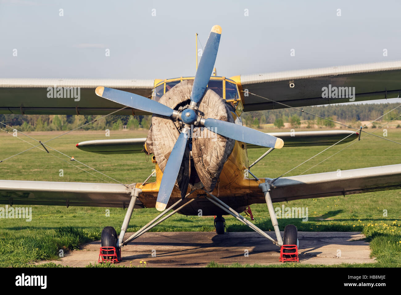 Old vintage plane Stock Photo - Alamy