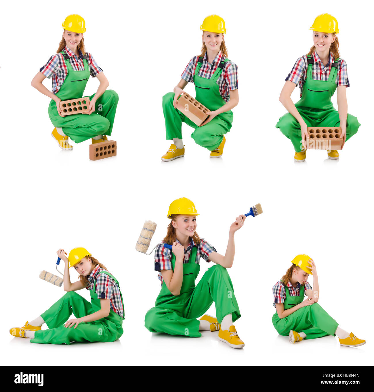 Uniform bricks Cut Out Stock Images & Pictures - Alamy