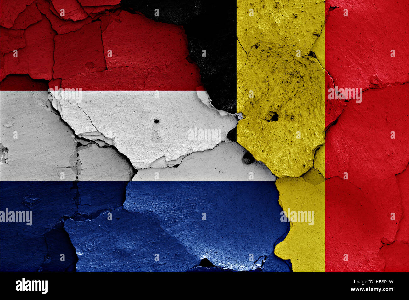 Belgium netherlands flags hi-res stock photography and images - Alamy