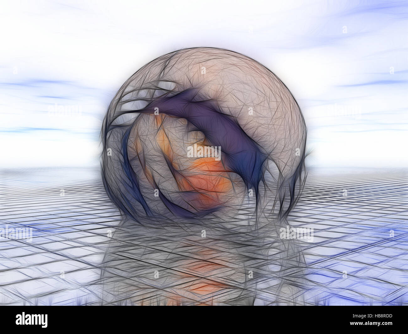 metal ball shatter1 Stock Photo - Alamy