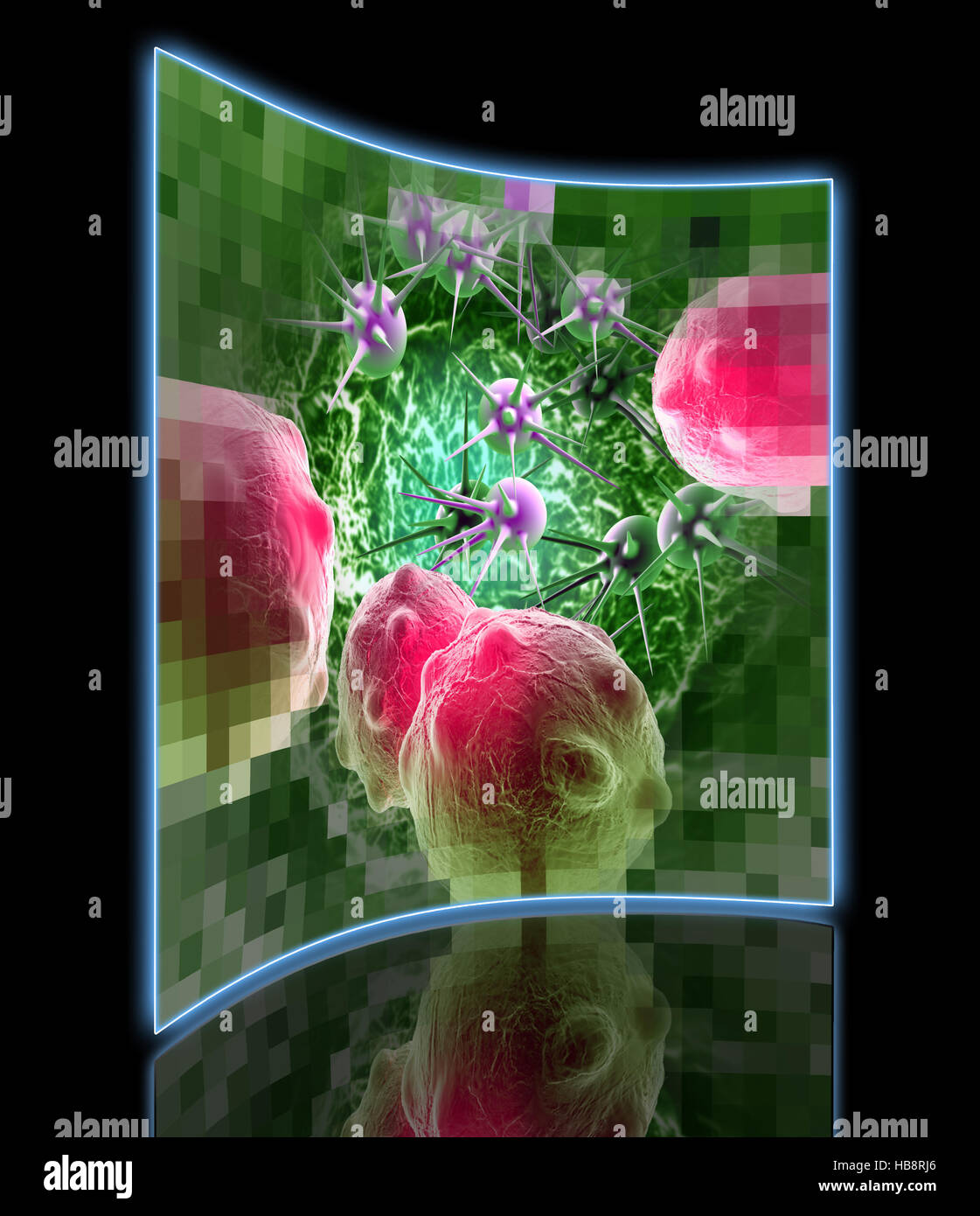 Pixelated Painting High Resolution Stock Photography and Images - Alamy