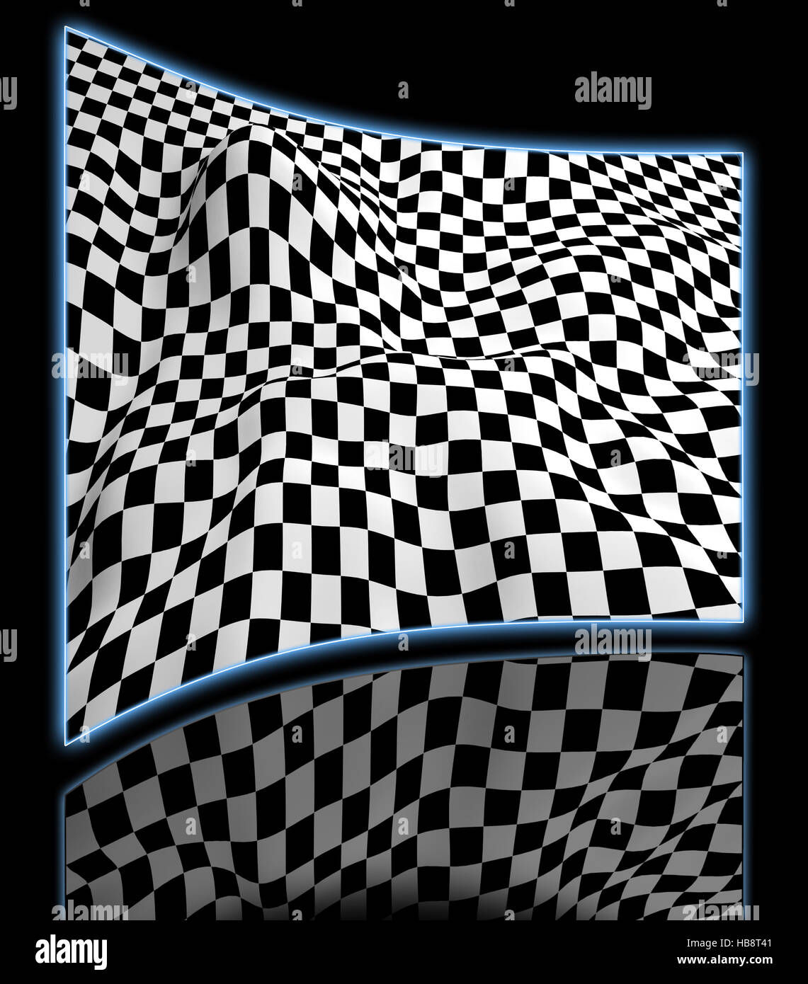 Checkered texture 3d background hi-res stock photography and images - Alamy