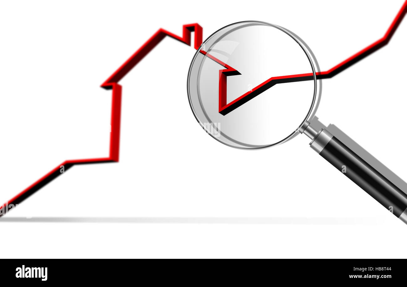 graph of the housing market Stock Photo - Alamy