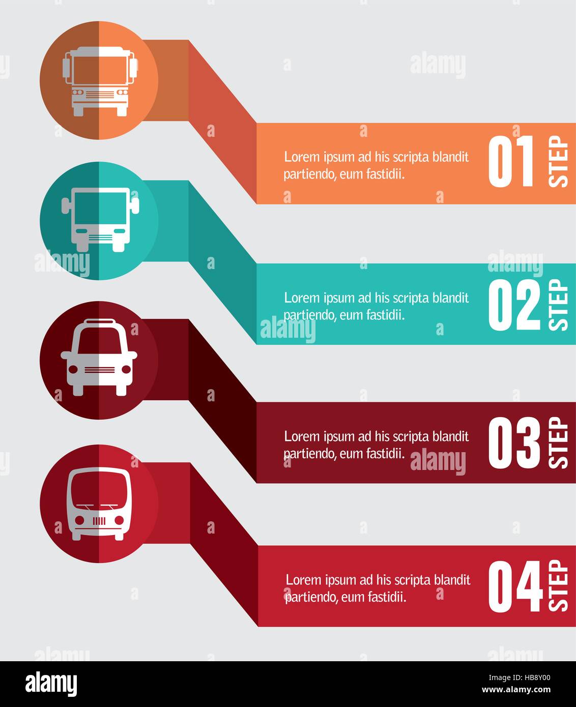 Bus travel infographic icon vector hi-res stock photography and images ...