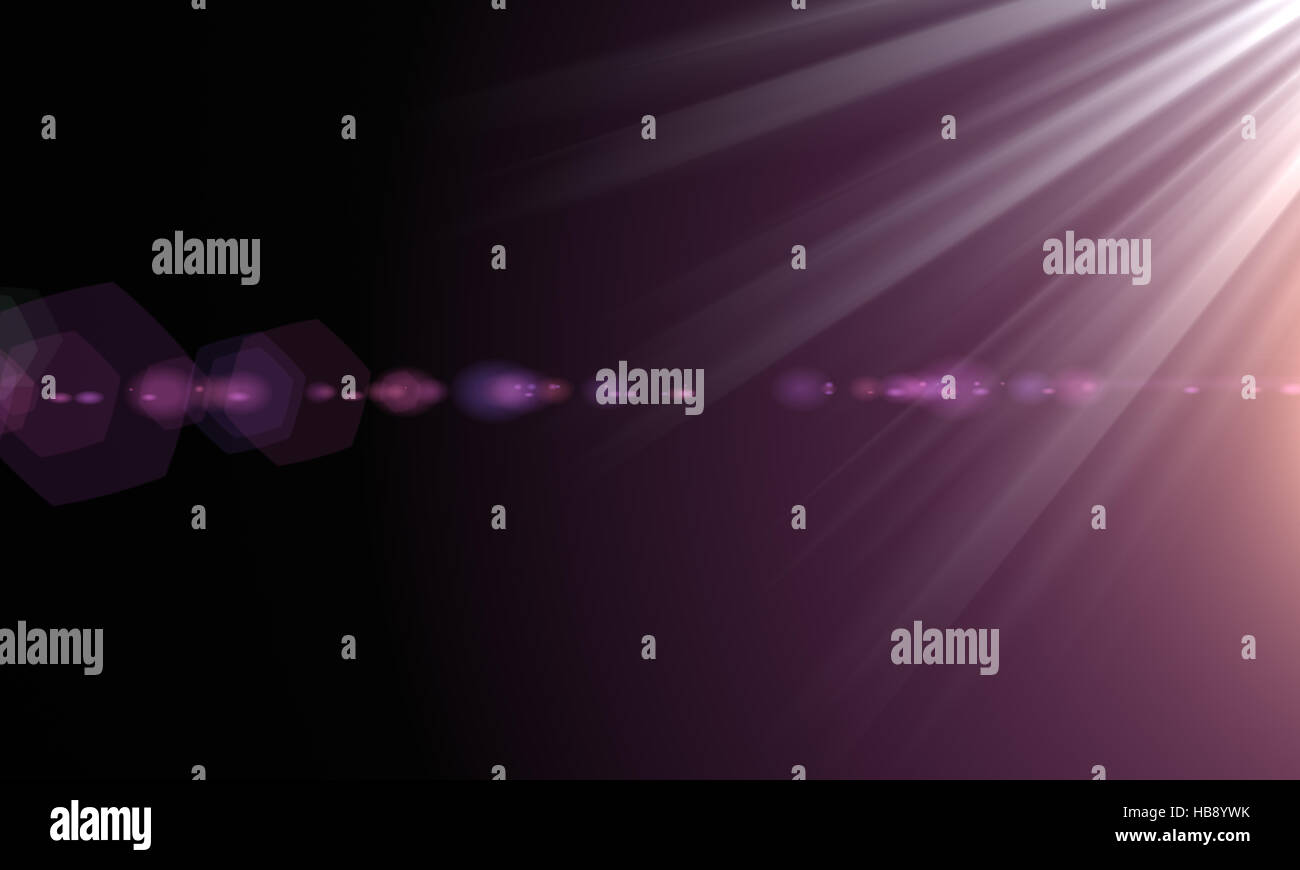 Lens flare effect Stock Photo - Alamy
