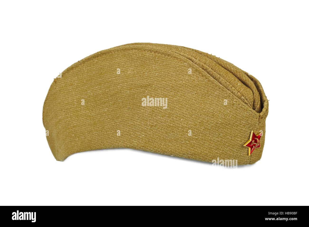 Soviet Army soldiers forage-cap Stock Photo - Alamy