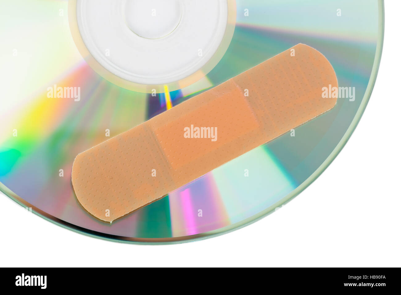 CD with software patch Stock Photo - Alamy