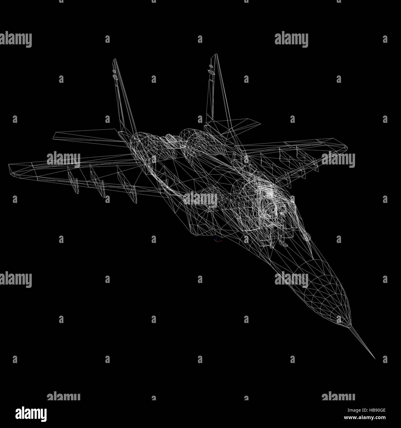 Airplane wing blueprint Black and White Stock Photos & Images - Alamy