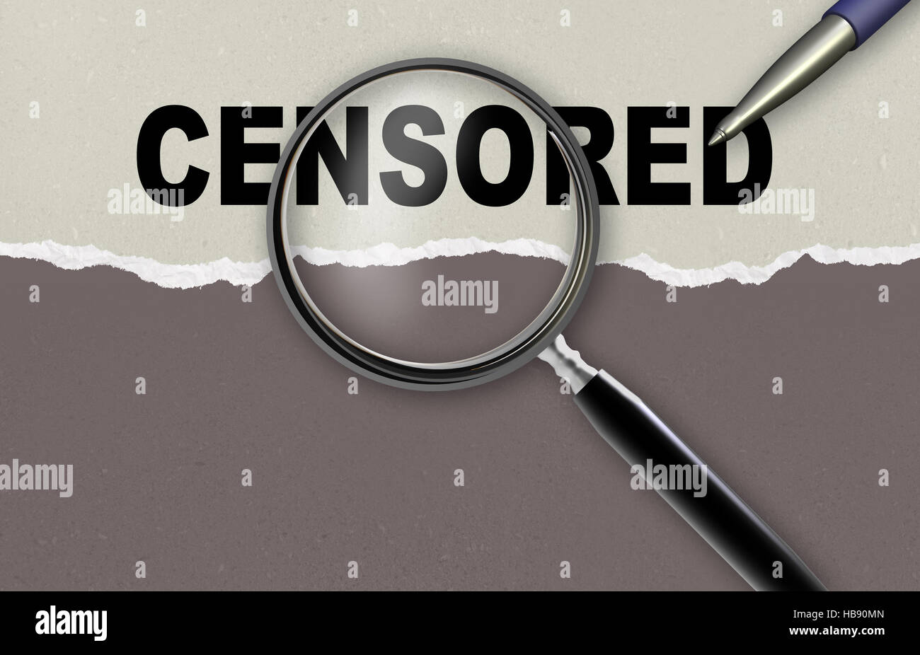 Censored and computer hi-res stock photography and images - Alamy