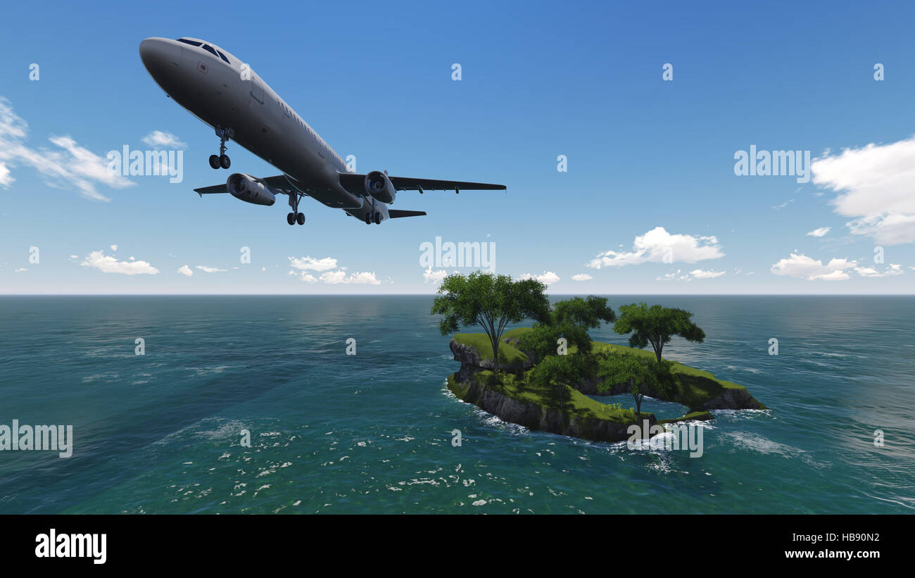 Flying plane hi-res stock photography and images - Alamy