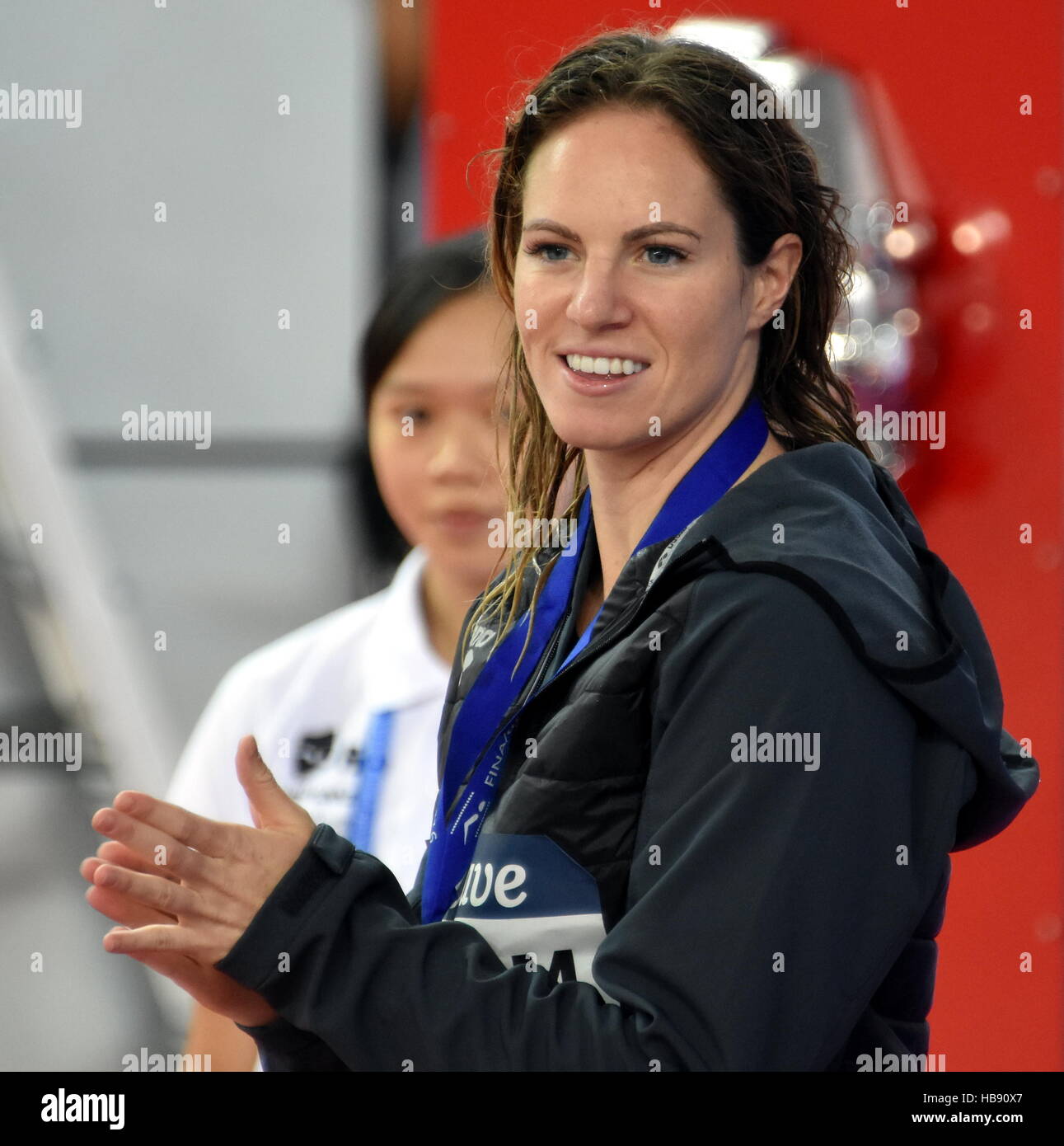 Hong Kong, China - Oct 29, 2016. Competitive swimmer SEEBOHM Emily (AUS ...