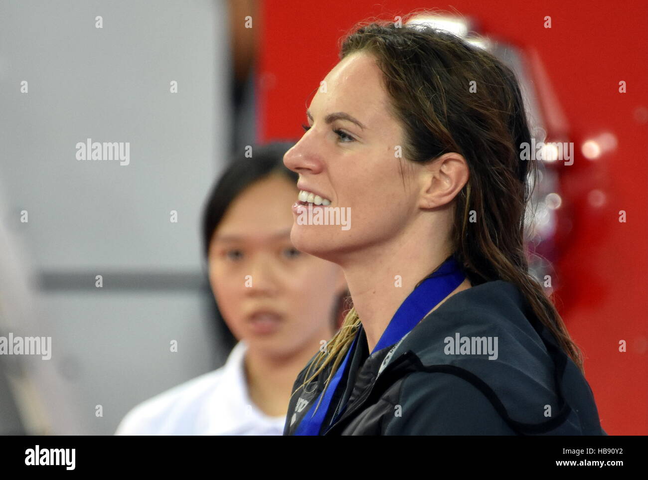 Hong Kong, China - Oct 29, 2016. Competitive swimmer SEEBOHM Emily (AUS ...