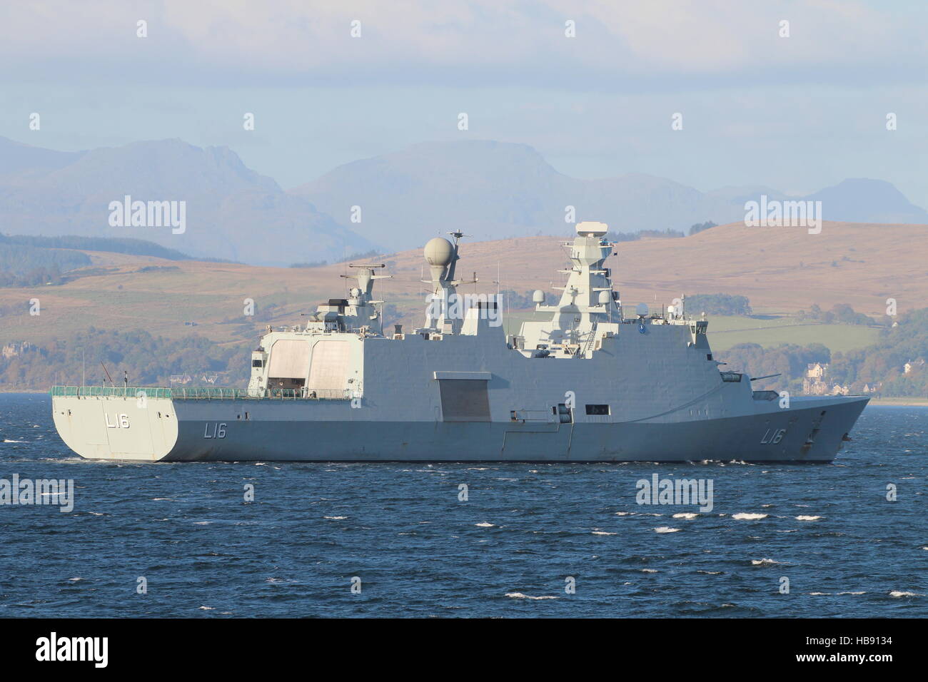 KDM Absalon (L16), an Absalon-class command and support vessel of the ...