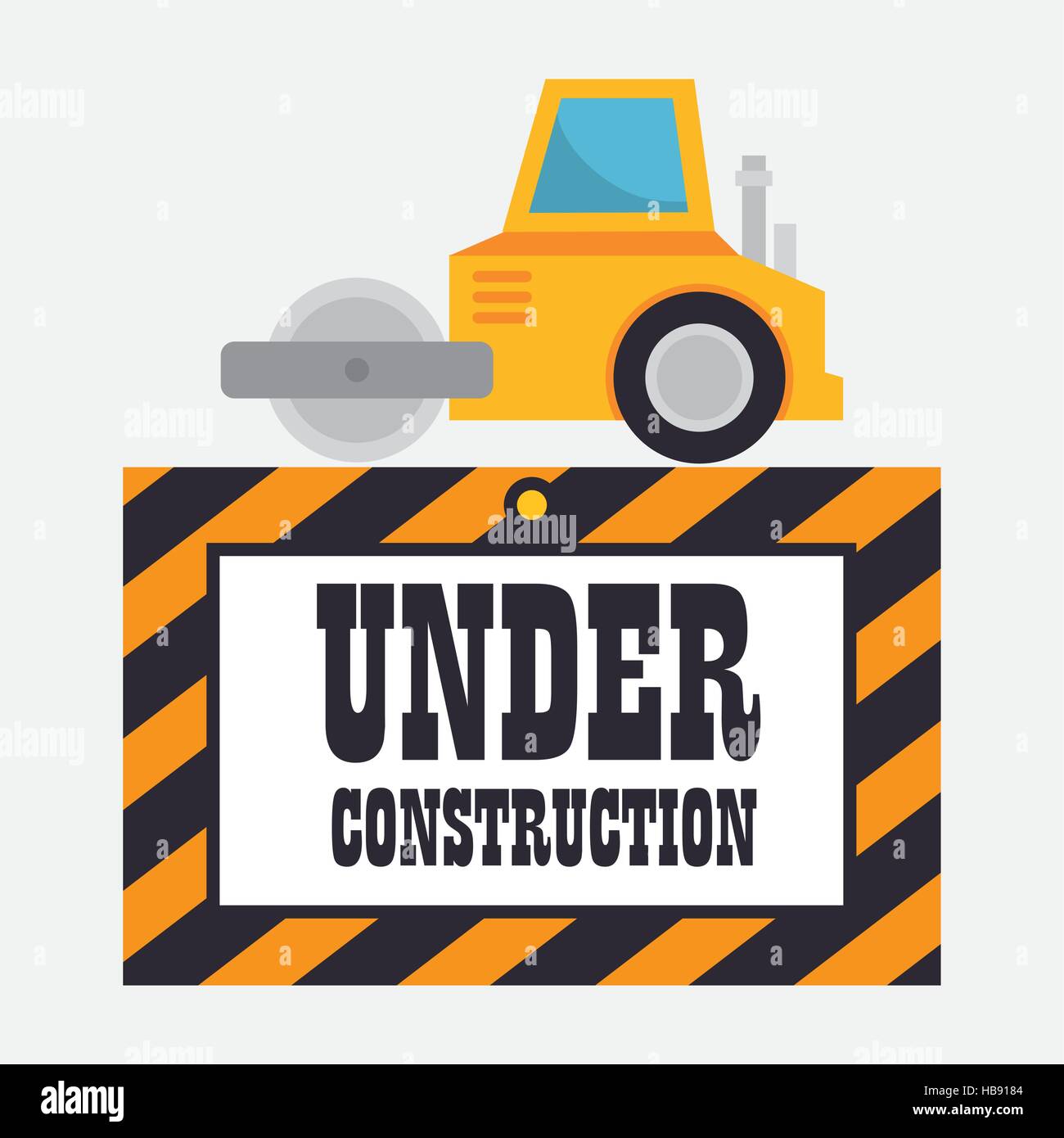 under construction machinery icon vector illustration design Stock ...