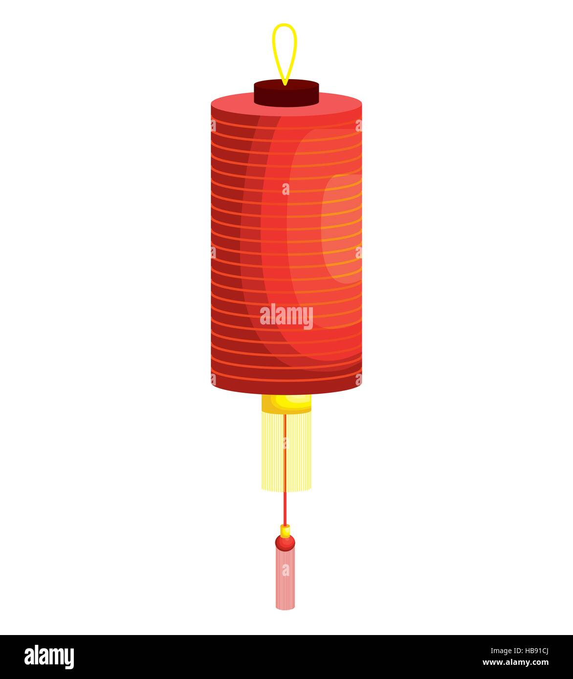 chinese lantern hanging isolated vector illustration design Stock ...