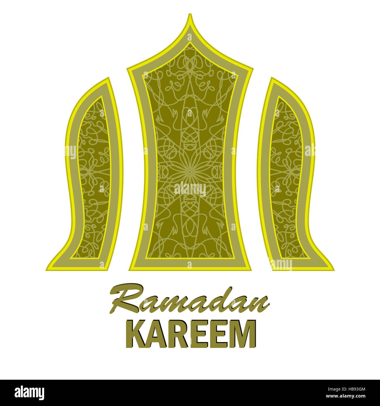 Islamic greeting card template Cut Out Stock Images & Pictures - Alamy