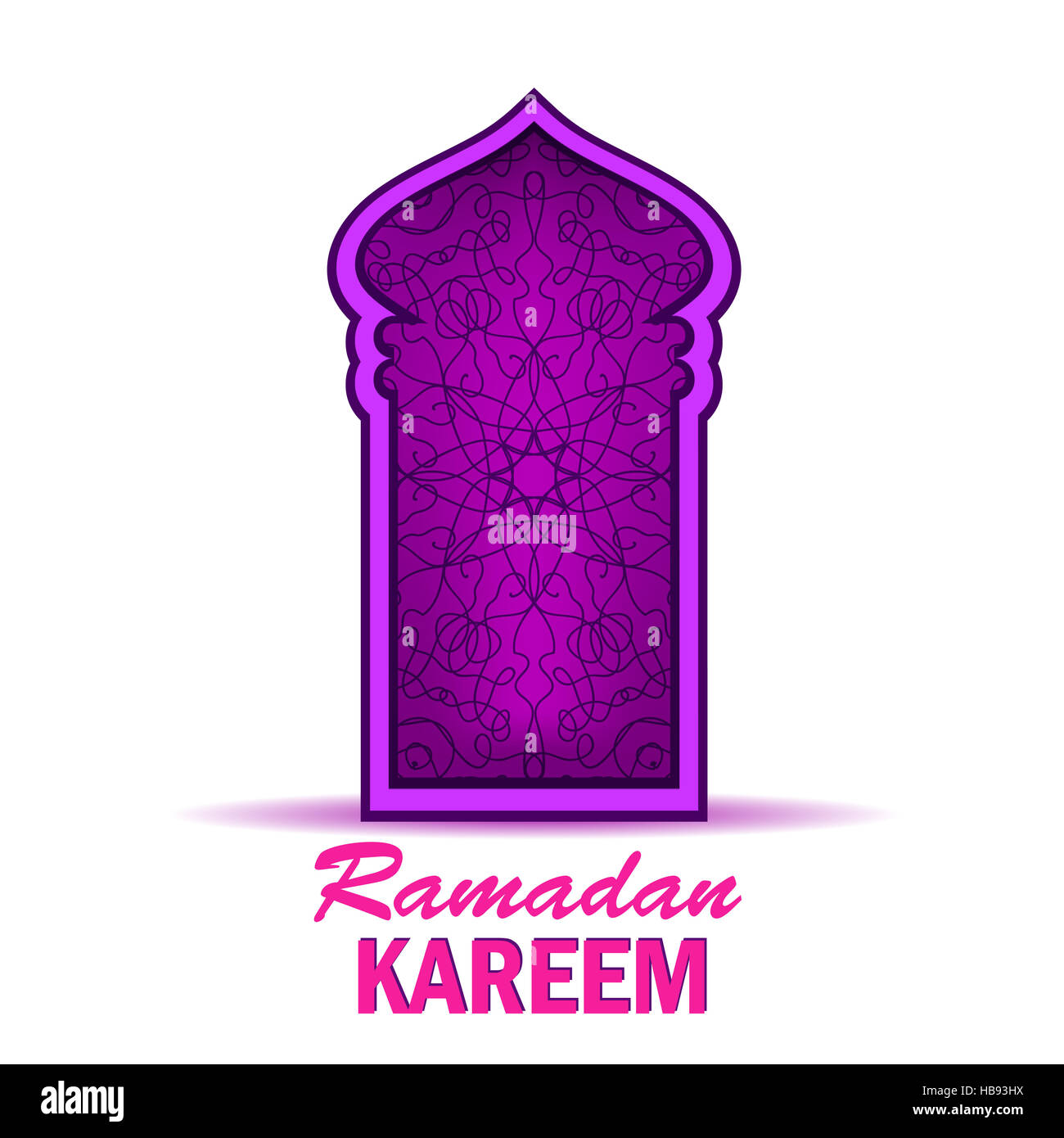 Islamic greeting card template Cut Out Stock Images & Pictures - Alamy