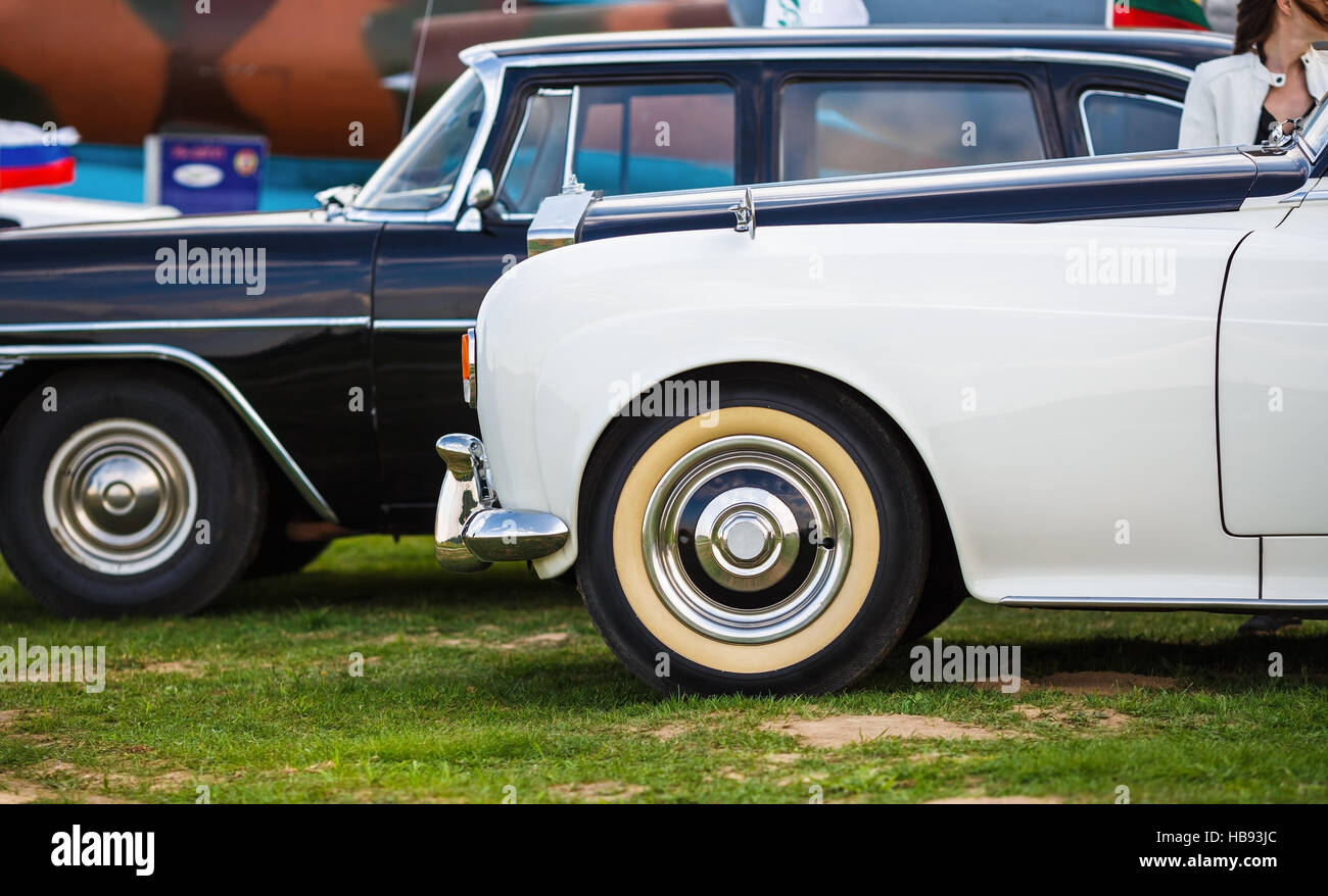 Classic retro cars Stock Photo - Alamy
