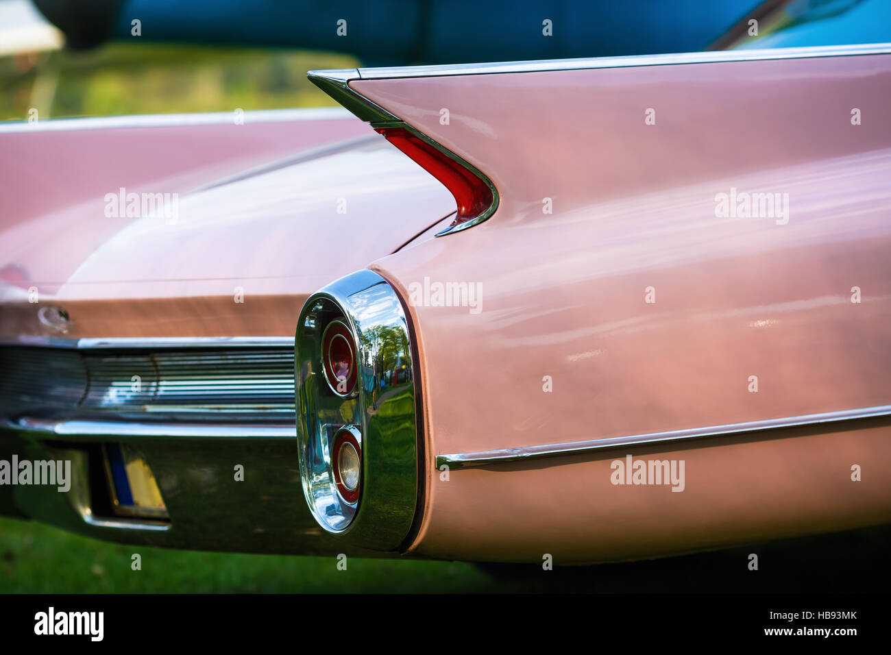 Close-up of pink car Stock Photo - Alamy