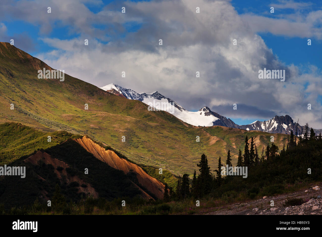 Mountains in Alaska Stock Photo - Alamy