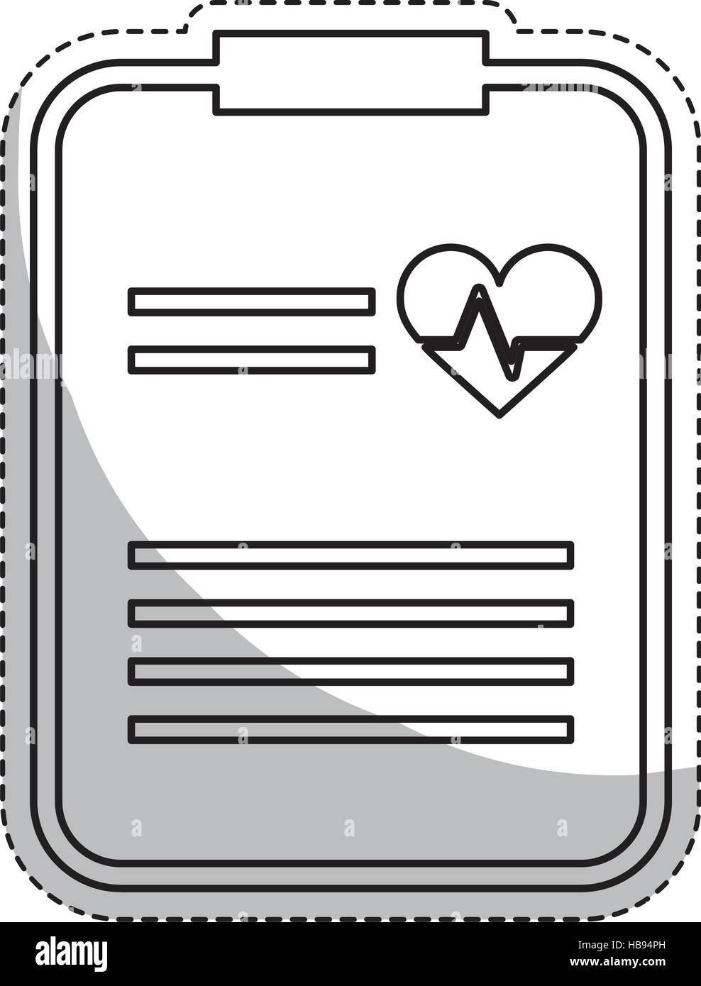 medical report icon Stock Vector Image & Art - Alamy