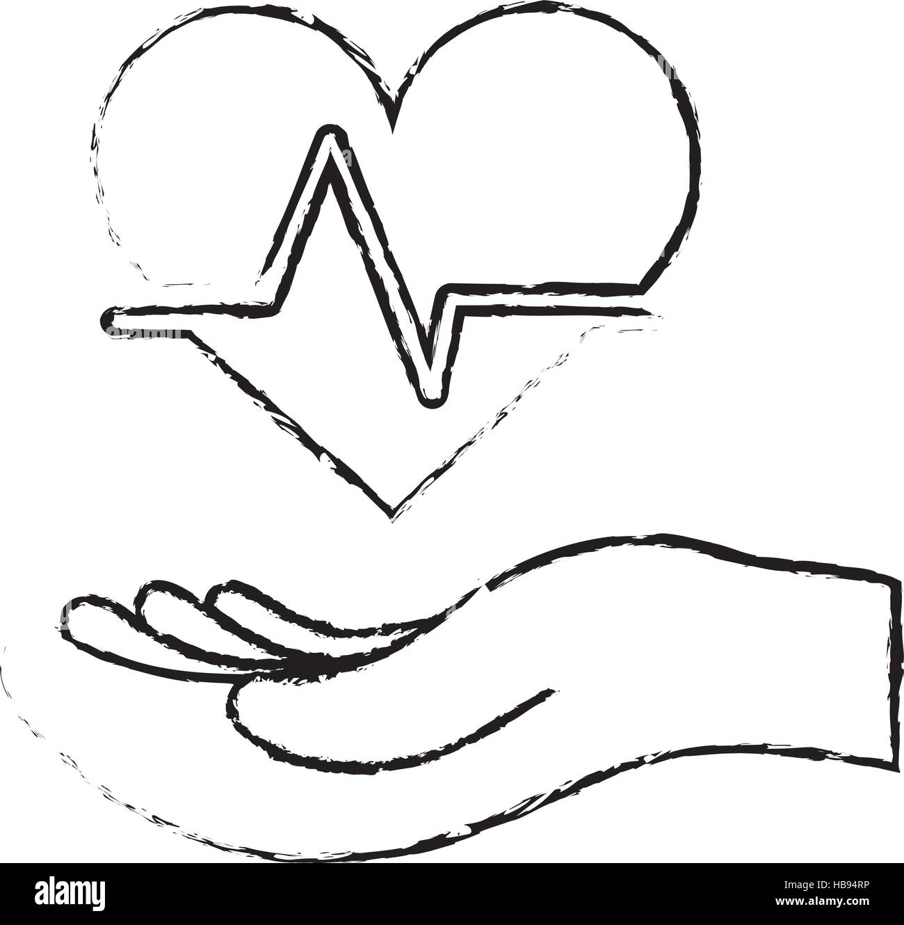 cardio heart icon Stock Vector Image & Art - Alamy