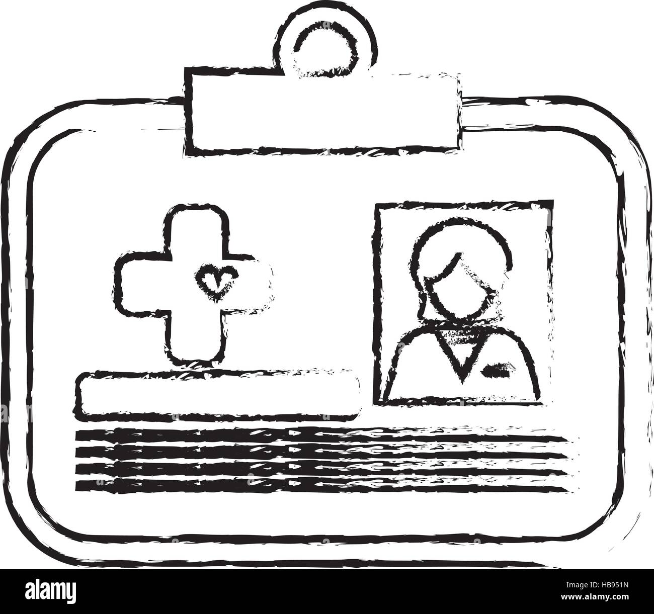 medical id icon Stock Vector Image & Art - Alamy