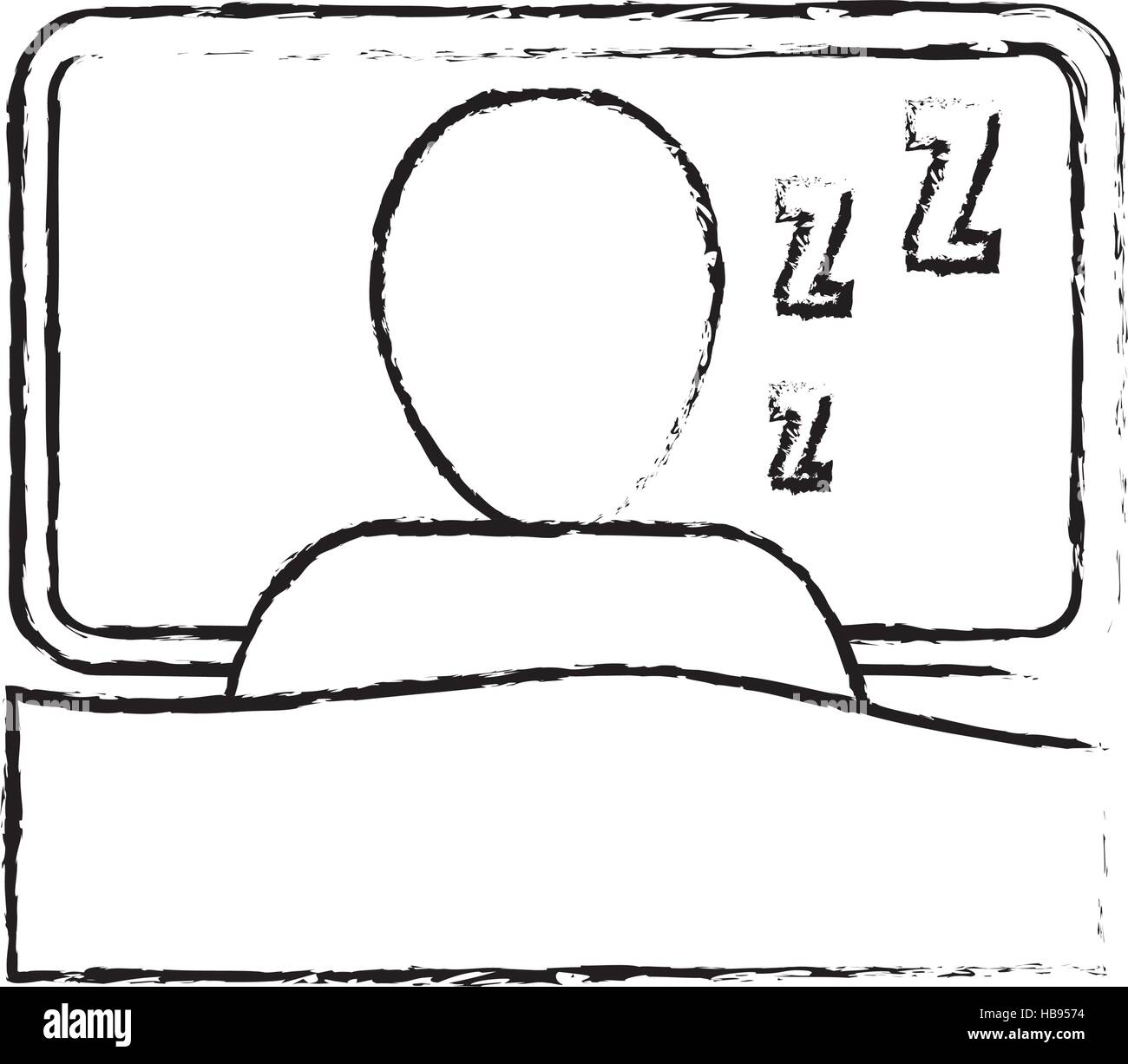 man sleeping icon Stock Vector Image & Art - Alamy