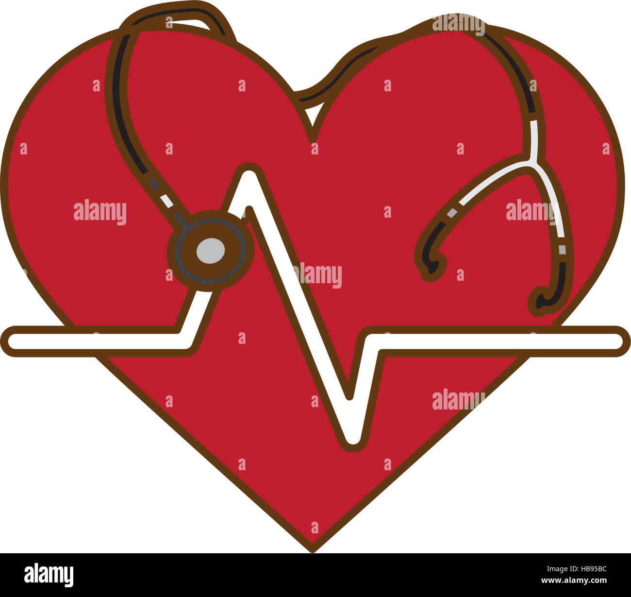 cardio heart icon Stock Vector Image & Art - Alamy