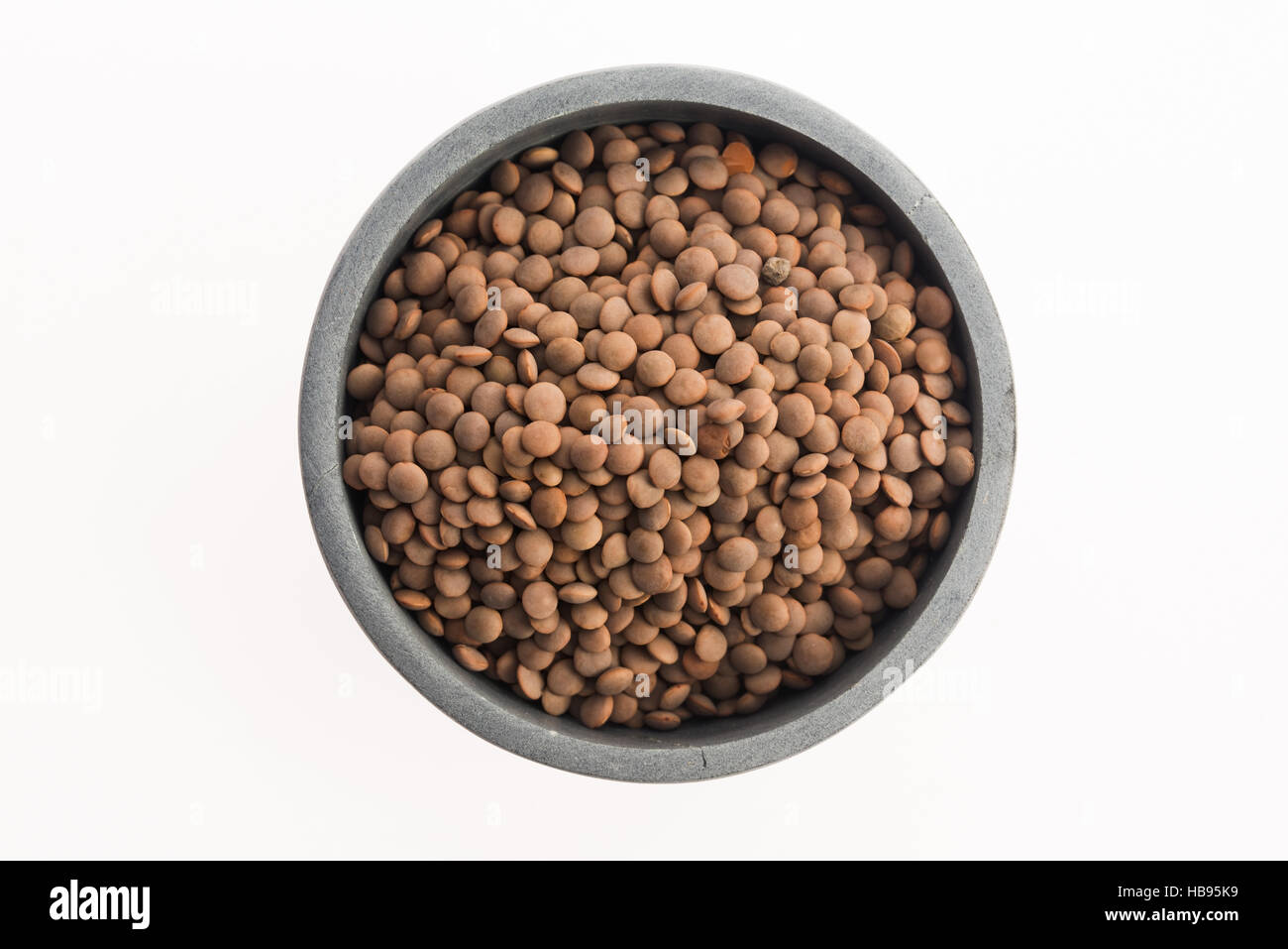 Lentils Isolated on White Background Stock Photo - Alamy