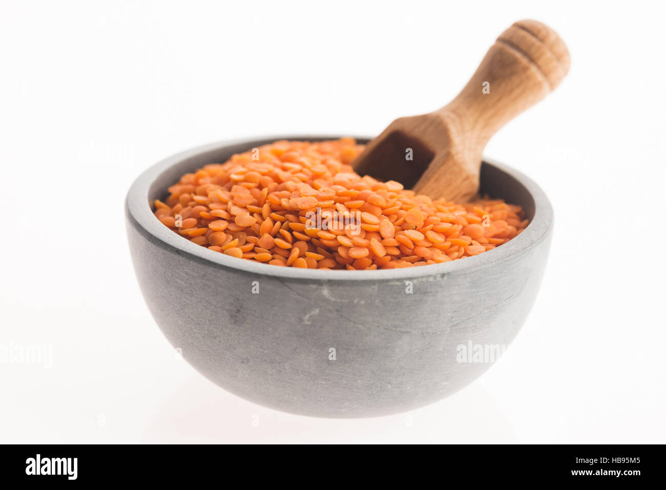 Lentils Isolated on White Background Stock Photo - Alamy