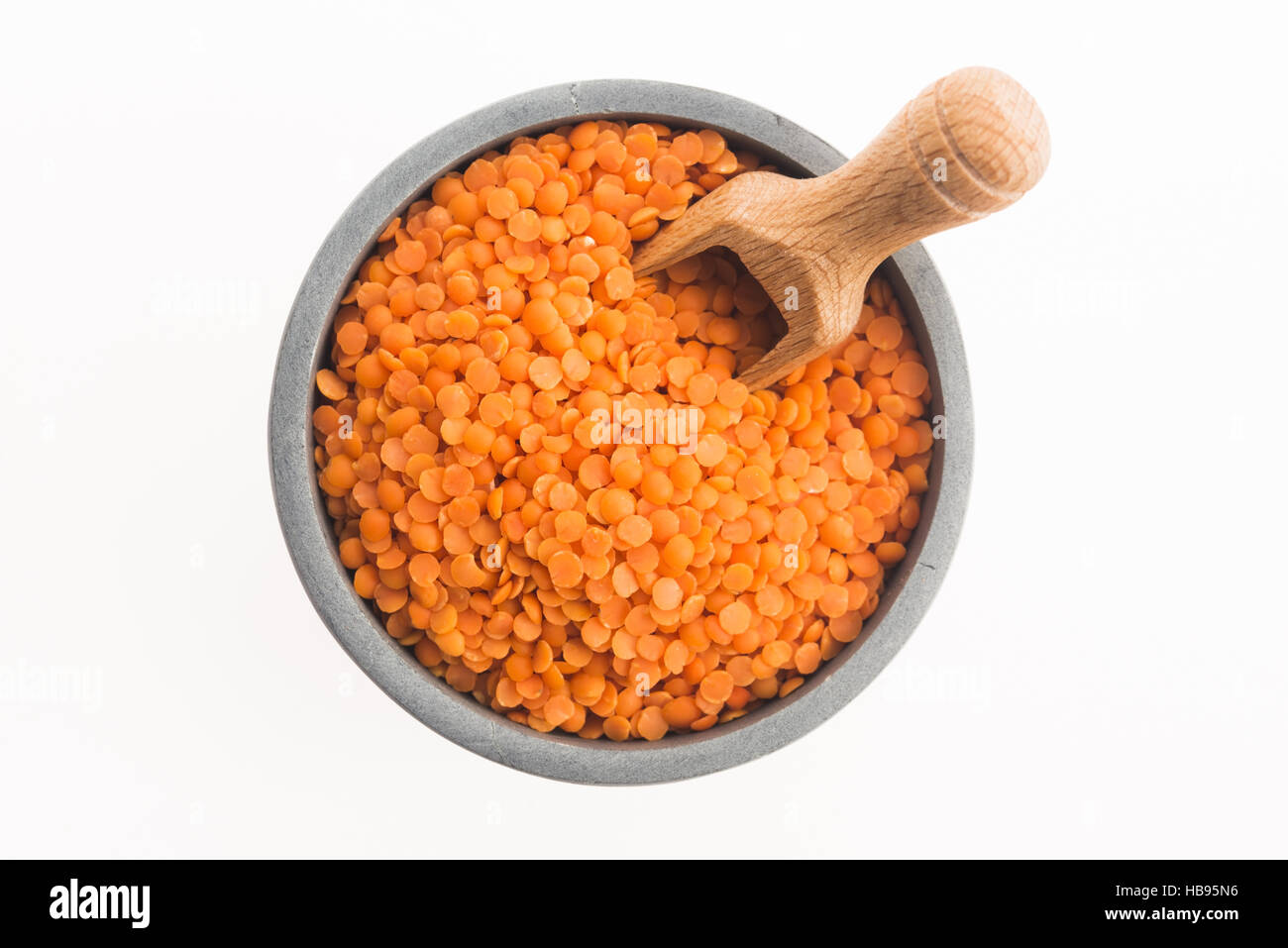 Lentils Isolated on White Background Stock Photo - Alamy